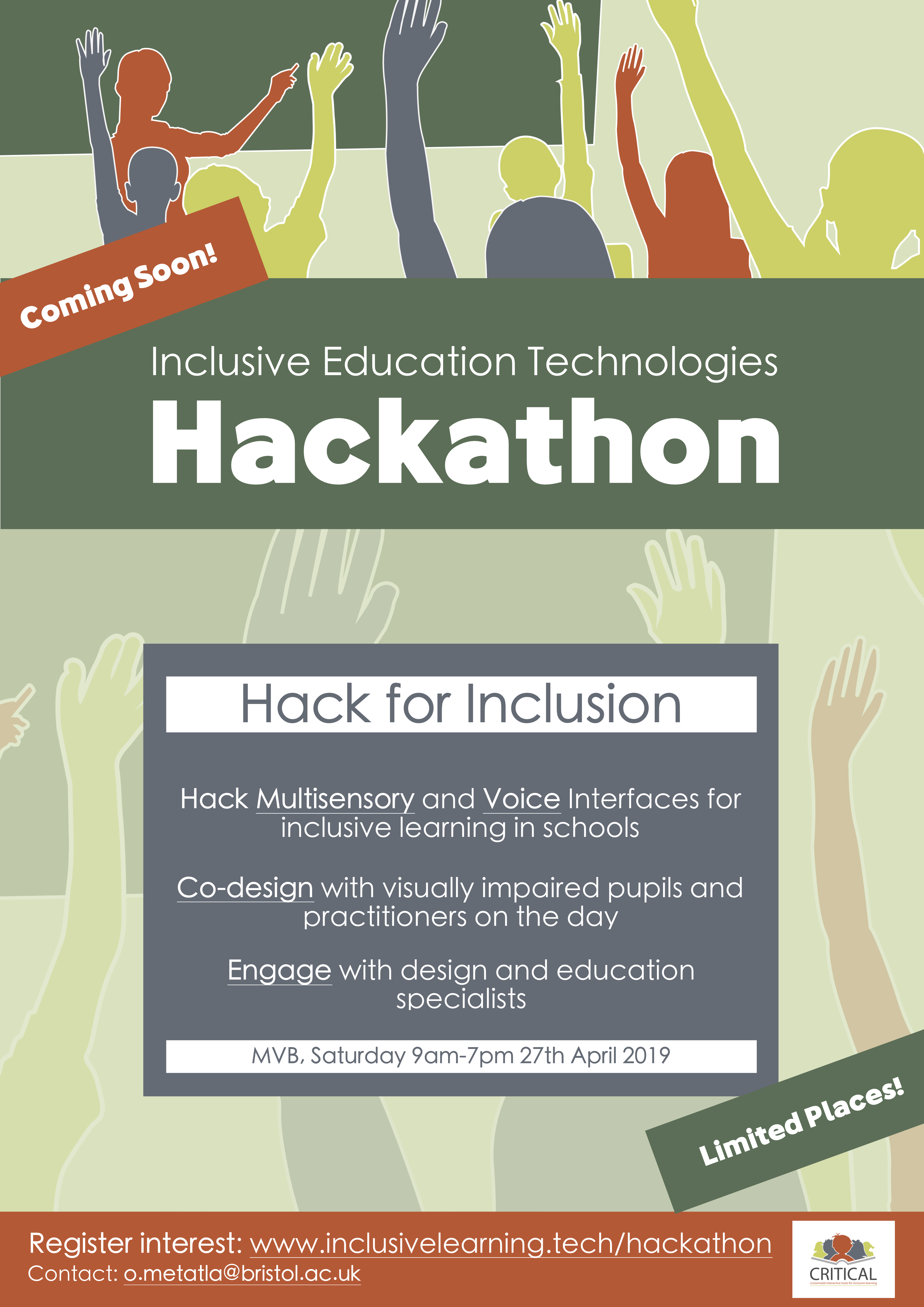 Hackathon: Inclusive Education Technologies | CRITICAL